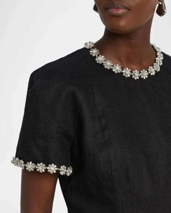 Zimmermann Rebellion Embellished Mini Dress