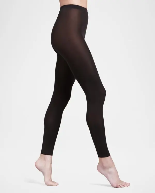 Wolford Velvet De Luxe Soft-knit Leggings - Black