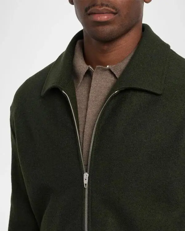 JIL SANDER Apos;s Wool Zip Up Sweatshirt
