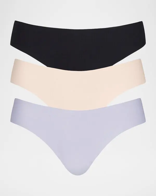 Commando Butter Stretch Modal-blend Thongs, Set Of 3 - Multi Pack