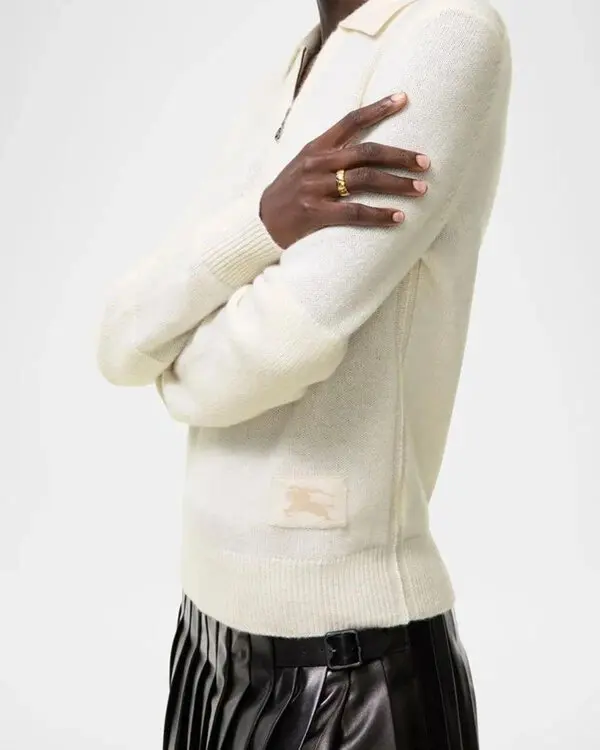 Burberry Cait Cashmere Quarter-zip Sweater
