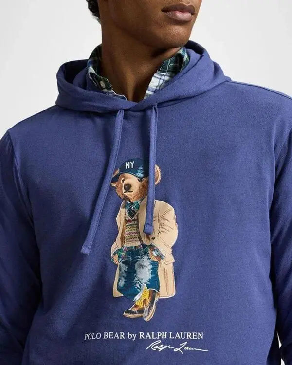 Polo Ralph Lauren Apos;s Polo Bear Jersey Hooded T-shirt