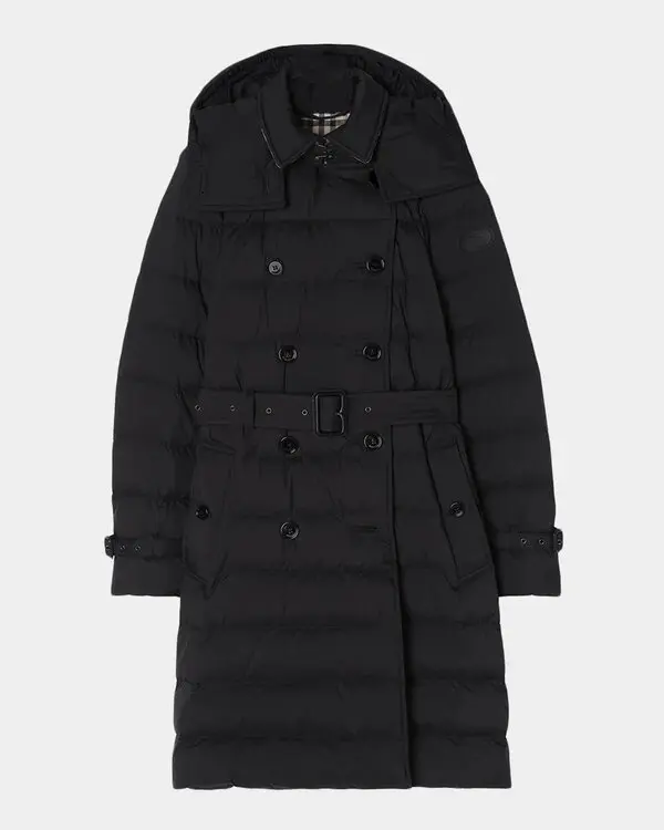 Burberry Audley Mid-length Nylon Puffer Coat