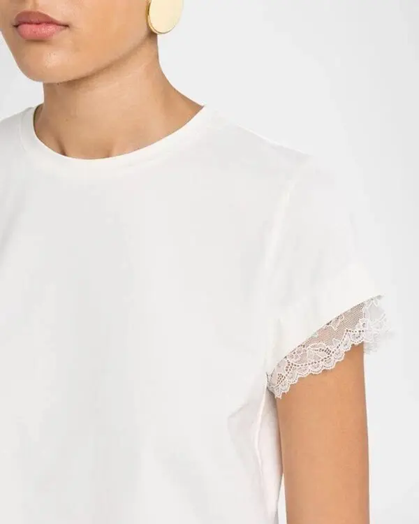 Generation Love Christella Lace-trim T-shirt