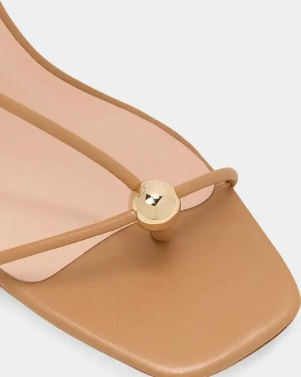 LOEFFLER RANDALL Triana Strappy Leather Dome Sandals