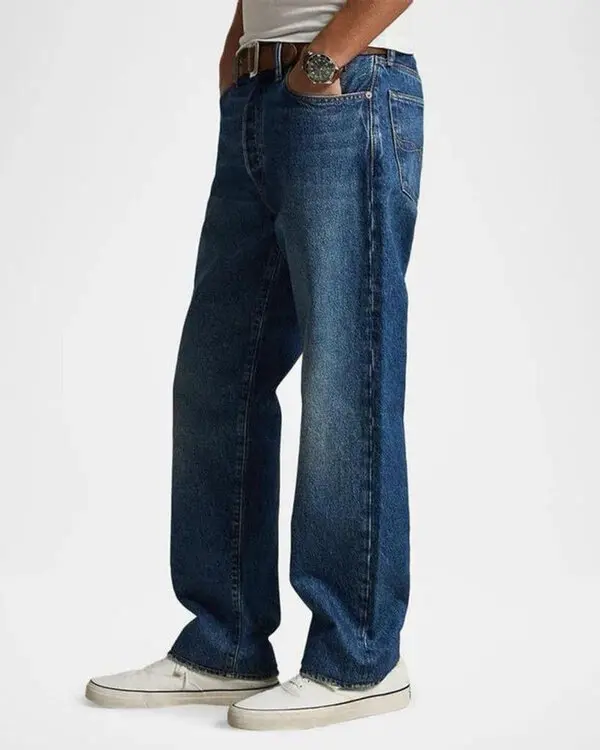 Polo Ralph Lauren Apos;s Rigid Denim Straight-leg Jeans