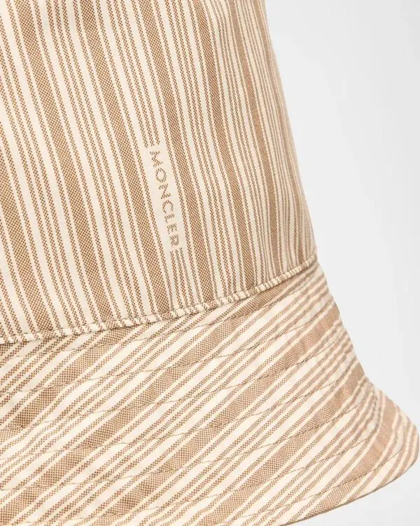 Moncler Apos;s Stripe Bucket Hat - Medium Bro