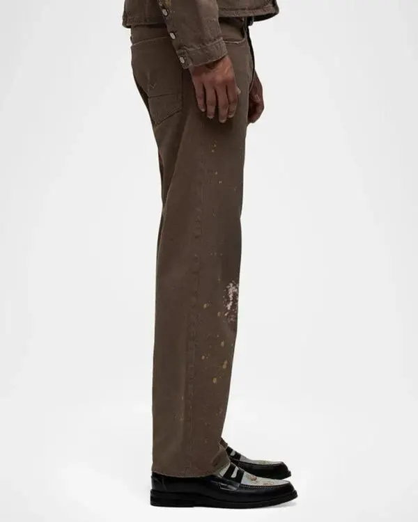 Hudson Jeans Apos;s Rylan Paint-splatter Straight-leg Jeans