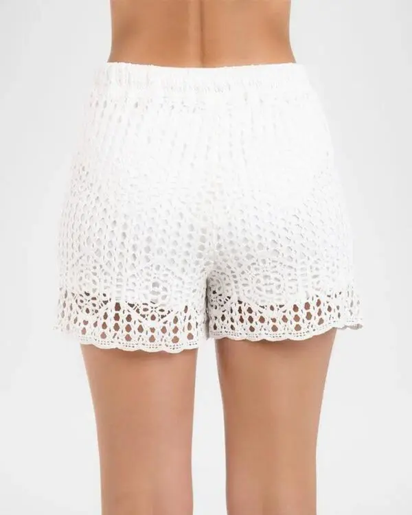 La Blanca Waverly Crochet Beach Shorts