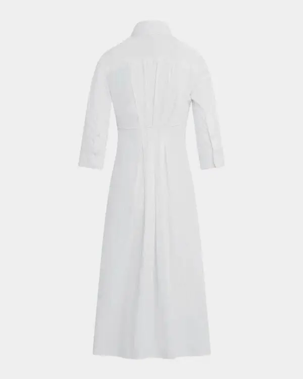 FAVORITE DAUGHTER The Well Mannered Stretch Cotton Midi Dress