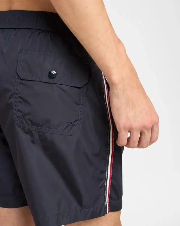 Moncler Apos;s Logo Patch Swim Shorts