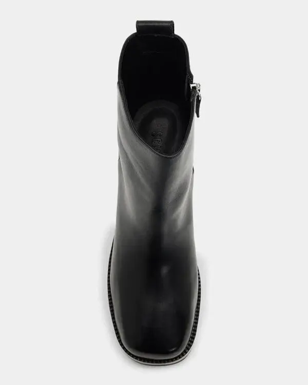 Schutz 240 90mm Platform Leather Booties