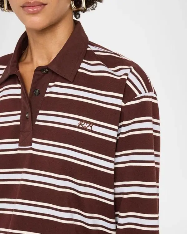 Rag & Bone Rb Rugby Stripe Long-sleeve Shirt