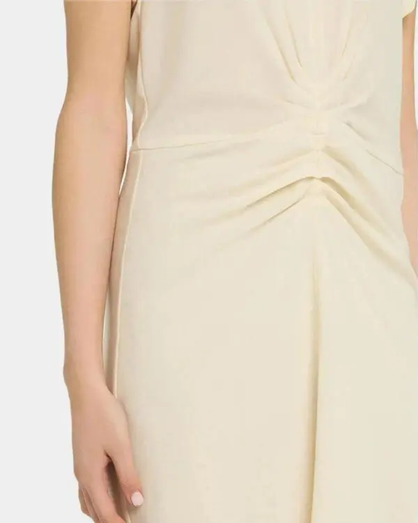 Isabel Marant Étoile Terena Gathered Waist Midi Dress - Ecru