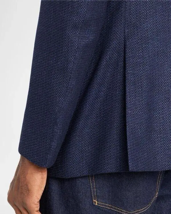 Giorgio Armani Apos;s Soft Textured Single-breasted Sport Coat