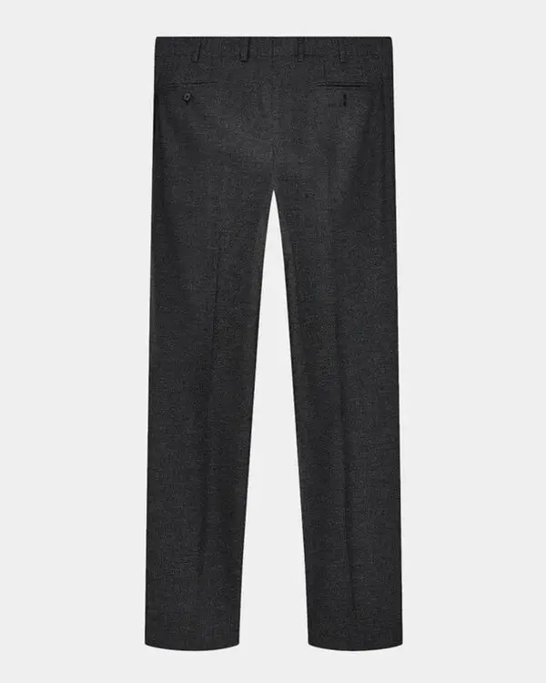 Emporio Armani Apos;s Wool-blend Jacquard Slim Flat-front Pants