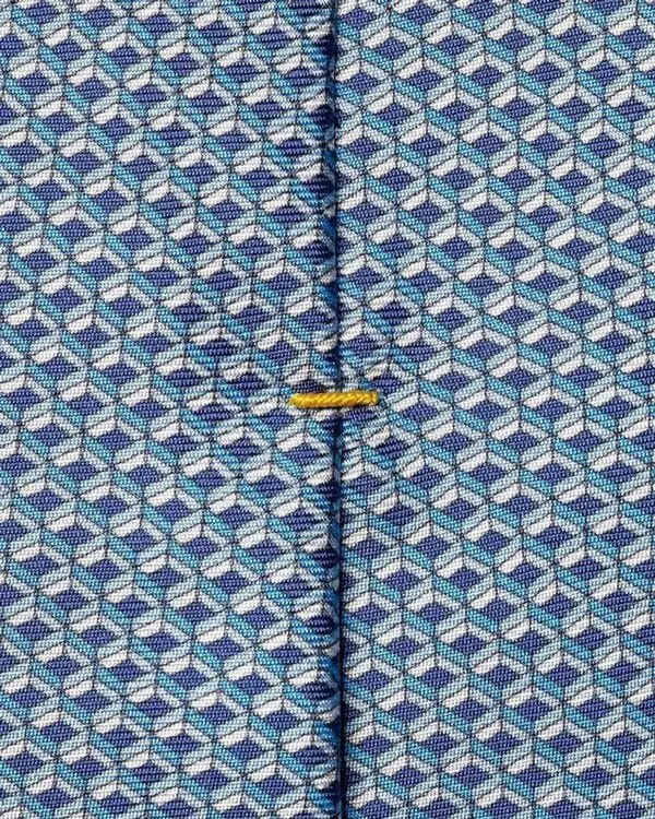 Eton Apos;s Geometric-diamond Print Silk Tie