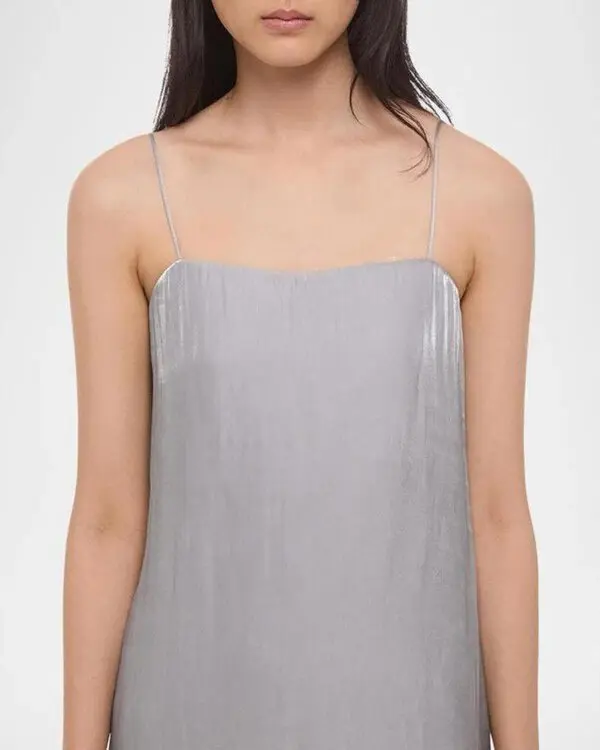 Helmut Lang Fluid Satin Slip Dress