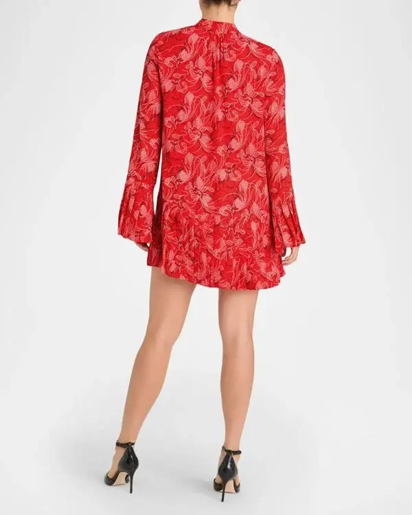 Cinq À Sept Alinda Botanical Floral Shirtdress