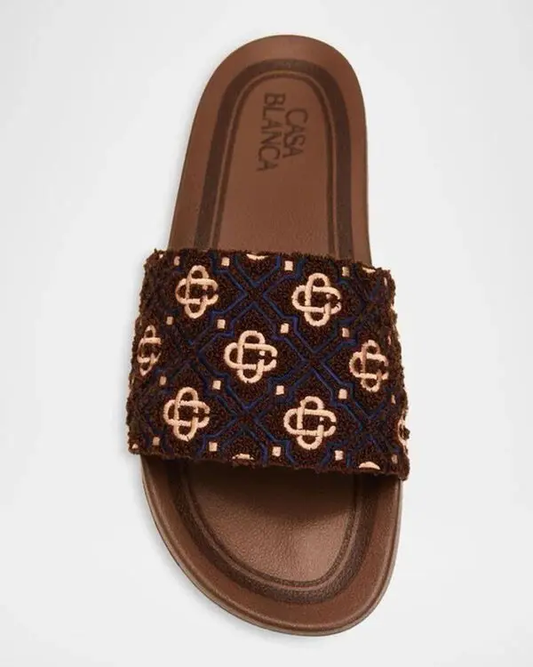 Casablanca Apos;s Monogram Pool Slides