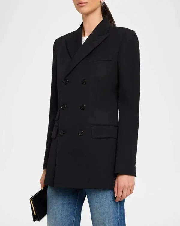 NILI LOTAN Noah Double-breasted Tailored Jacket