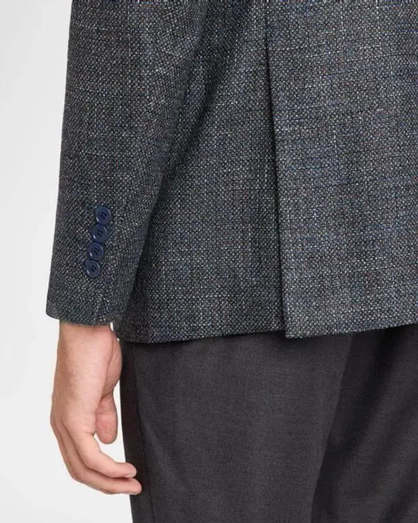 Emporio Armani Apos;s Wool And Viscose Single-breasted Sport Coat