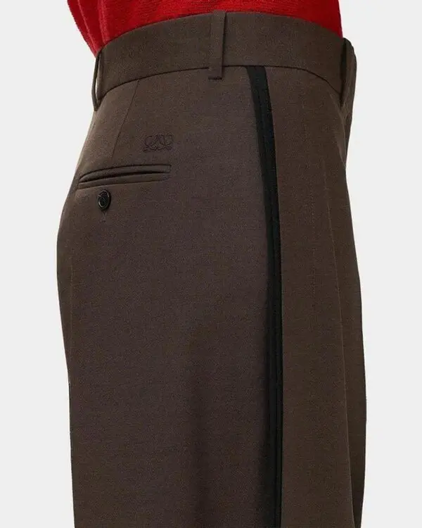 Loewe Side-stripe Straight-leg Pants