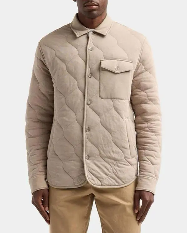 Vince Apos;s Cotton Quilted Shirt Jacket