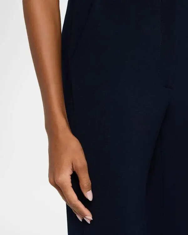 Veronica Beard Arden Flare Pants - Navy