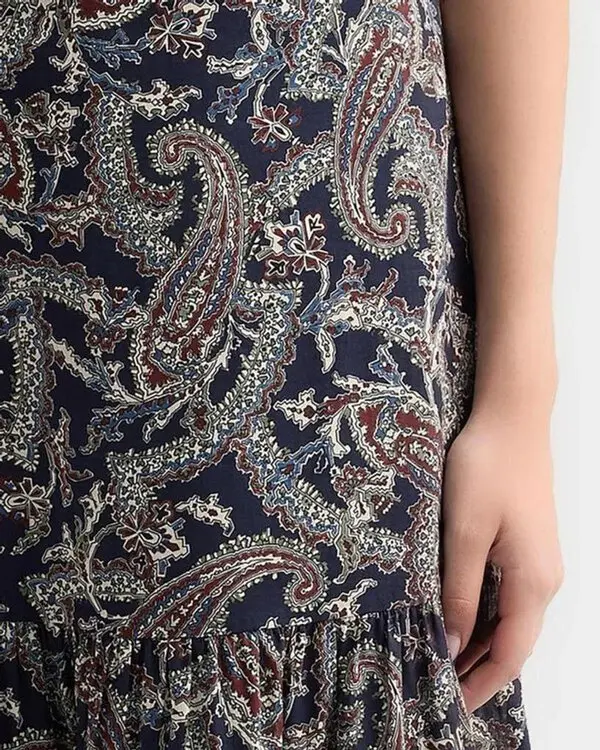 Veronica Beard Heatheralyn Paisley Skirt