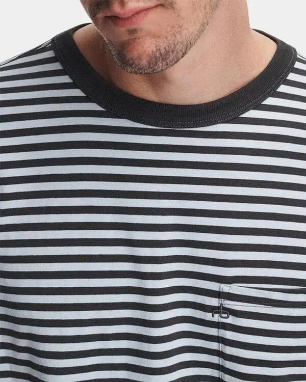 Rag & Bone Apos;s Striped Cotton Boxy T-shirt