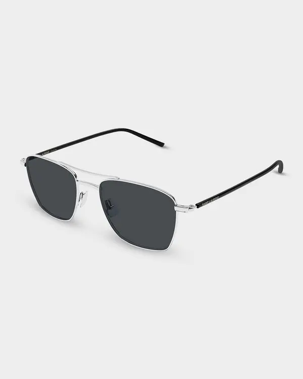 Saint Laurent Apos;s Sl 866-002 Metal Square Sunglasses