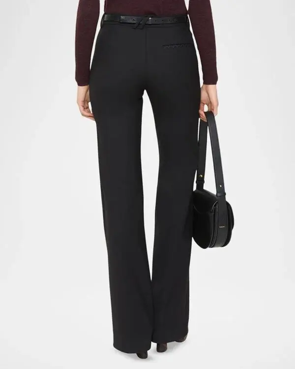 Burberry Tessa Wool-twill Bootcut Pants