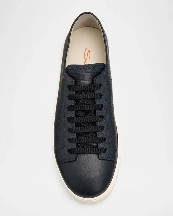 Santoni Apos;s Leather Low-top Sneakers