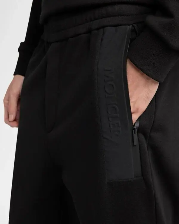 Moncler Apos;s Logo-panel Fleece Sweatpants