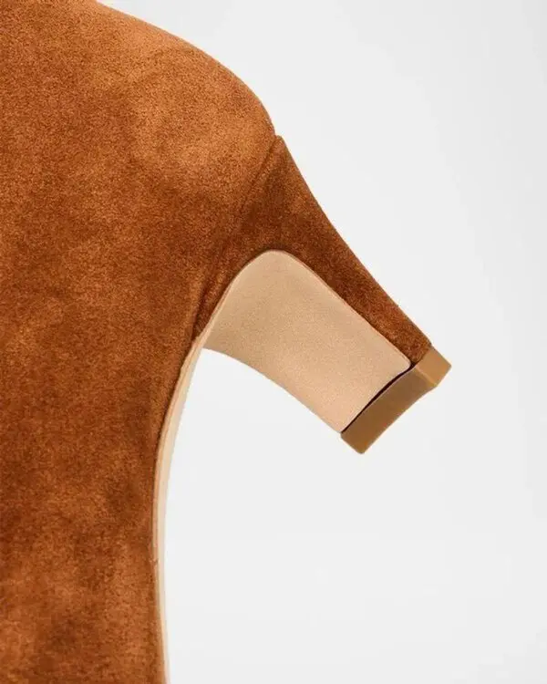 Staud Wally Leather Ankle Boots - Tabac