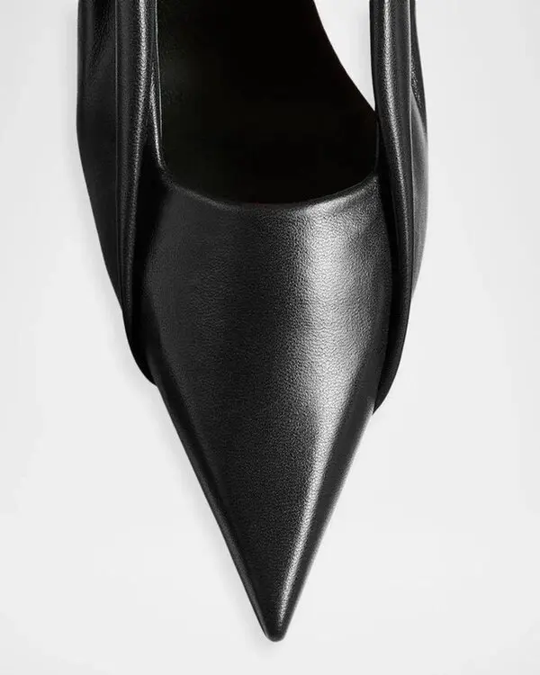 Khaite Eve 85mm Leather Pumps