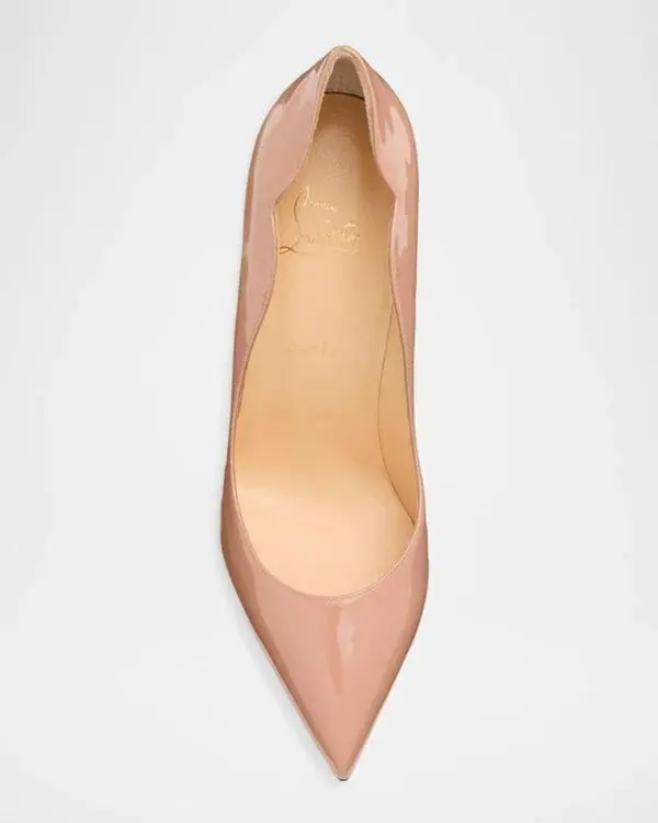 CHRISTIAN LOUBOUTIN 100mm Hot Chick Patent High-heel Pumps - Blush