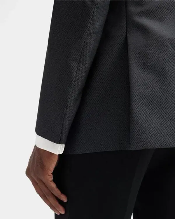 Giorgio Armani Wool-silk Micro Jacquard Dinner Jacket