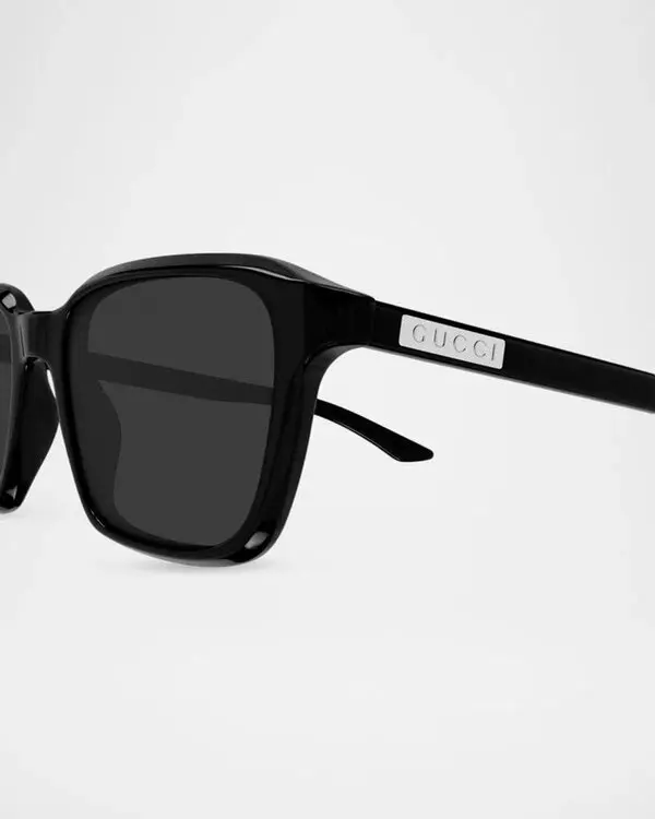 Gucci Apos;s Gg2078s Flag Square Recycled Acetate Sunglasses
