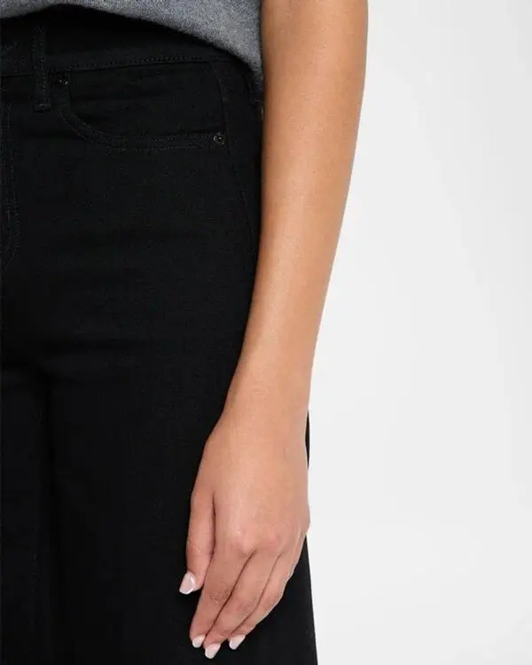 FRAME Le Slim Palazzo Jeans - Black