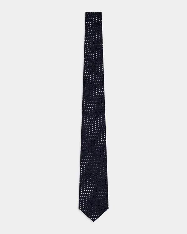 Giorgio Armani Wide Chevron Geometric Silk Tie - Multi
