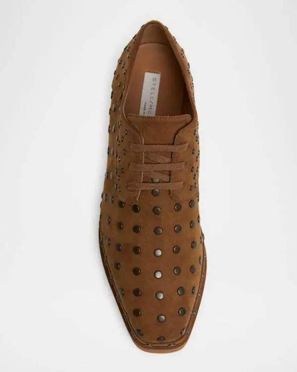 Stella McCartney 75mm Elyse Studded Platform Derbys