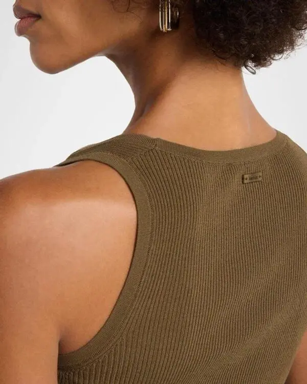 Max Mara Scoop-neck Ribbed Tank Top
