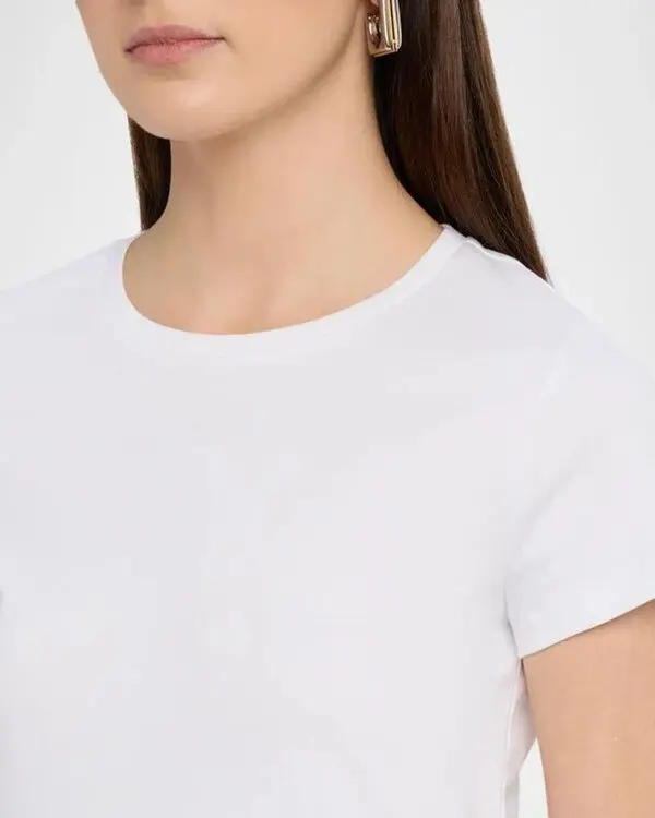 Majestic Filatures Crewneck Supima Cotton T-shirt - Blanc