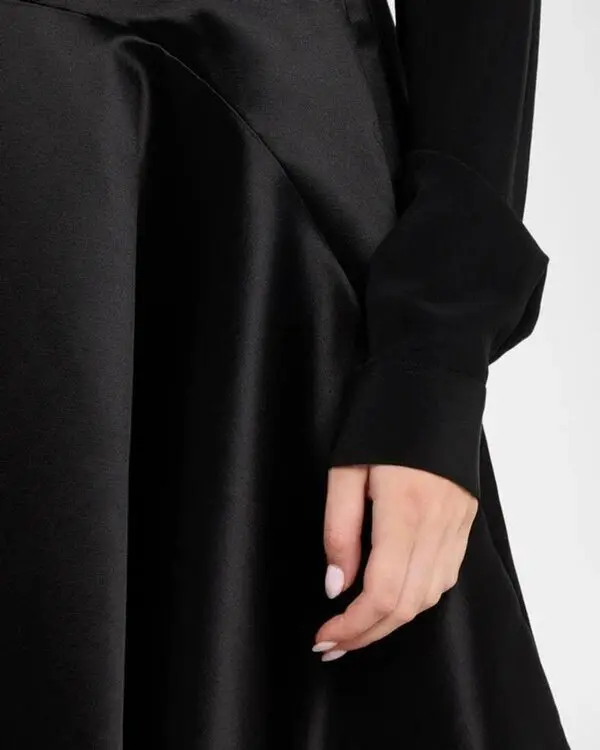 JW Anderson Tipped Hem Satin Skirt