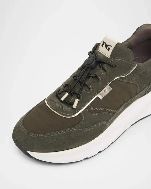 NEROGIARDINI Bungee Drawcord Suede Sneakers