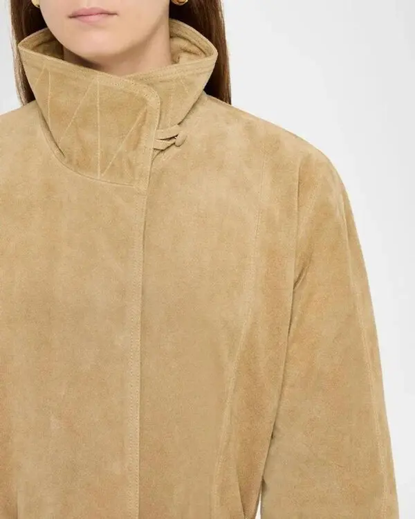 Rag & Bone Marlene Suede Trench Coat