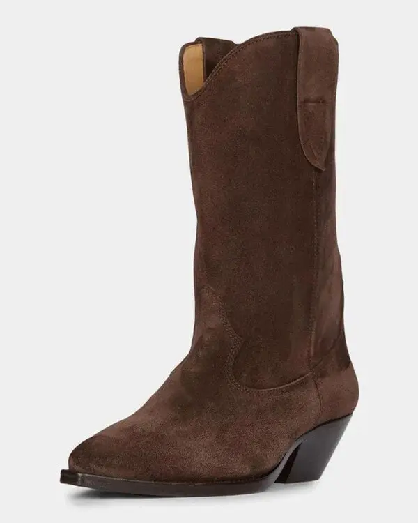 Isabel Marant Étoile Duerto Suede Western Boots