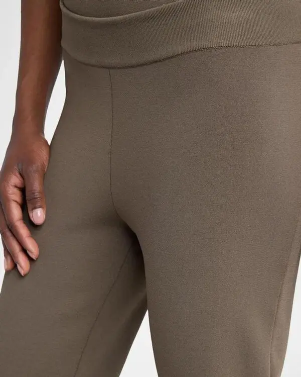 Stella McCartney Compact Knit Iconic Flared Pants